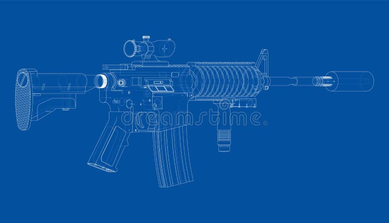 Army weapons. Vector stock vector. Illustration of concept - 228929102