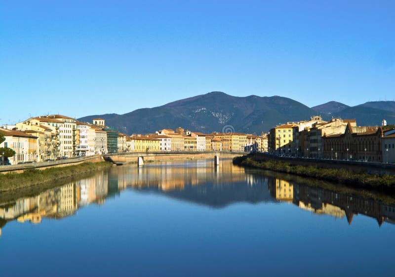 The Arno river stock image. Image of arno, shore, bell - 10102763