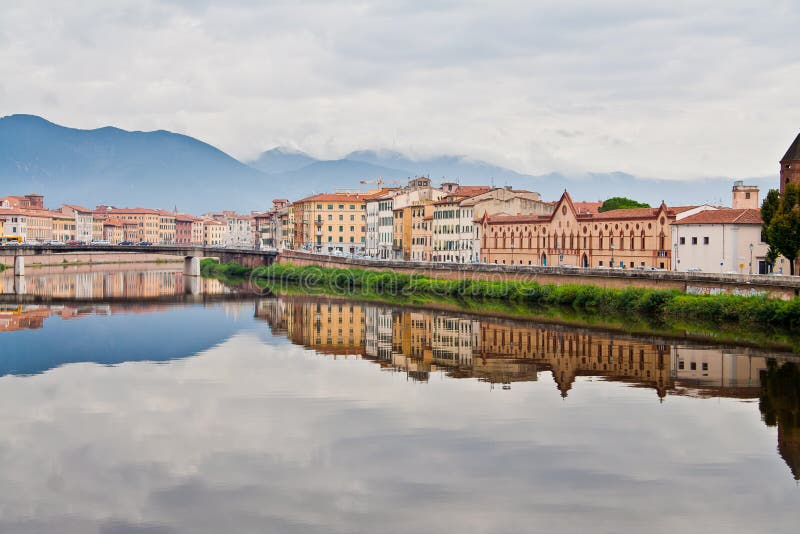 Arno River In Florence, Italy Stock Photo - Image of house, florence ...