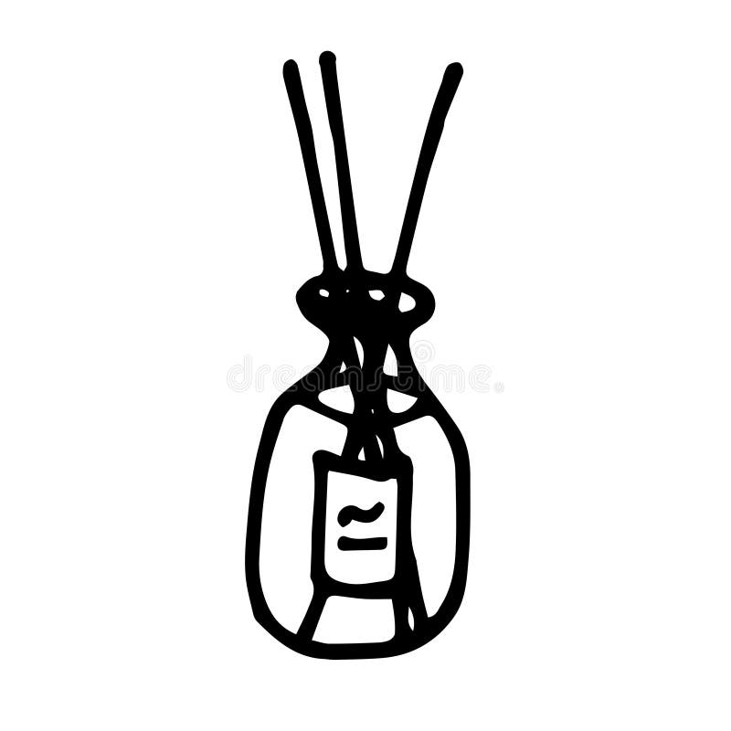 Aroma Diffuser Oil on a White Background Stock Vector - Illustration of ...