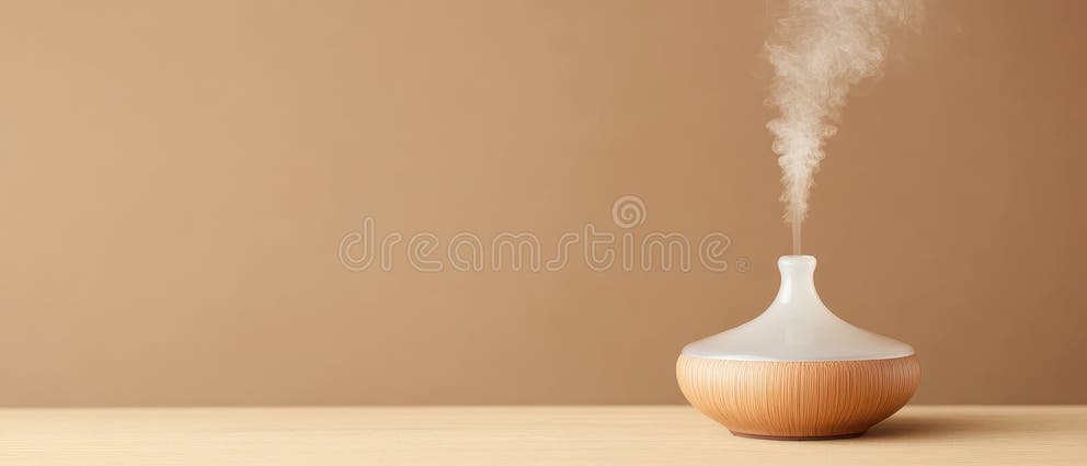 Aroma Diffuser Emits Soft Mist Creating a Serene Atmosphere for ...