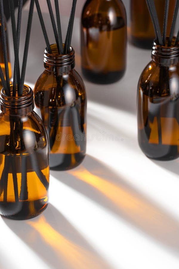 Bottle with Creative Splashing Water in the Glass Stock Image - Image ...