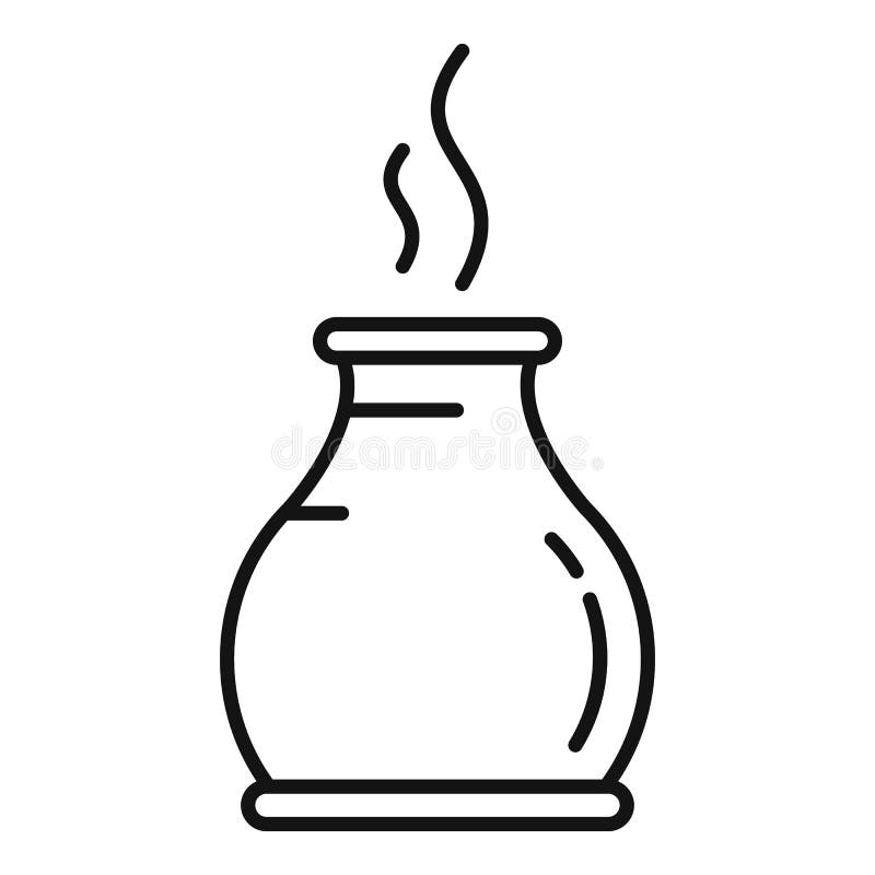 Aroma Diffuser Icon, Outline Style Stock Vector - Illustration of reed ...