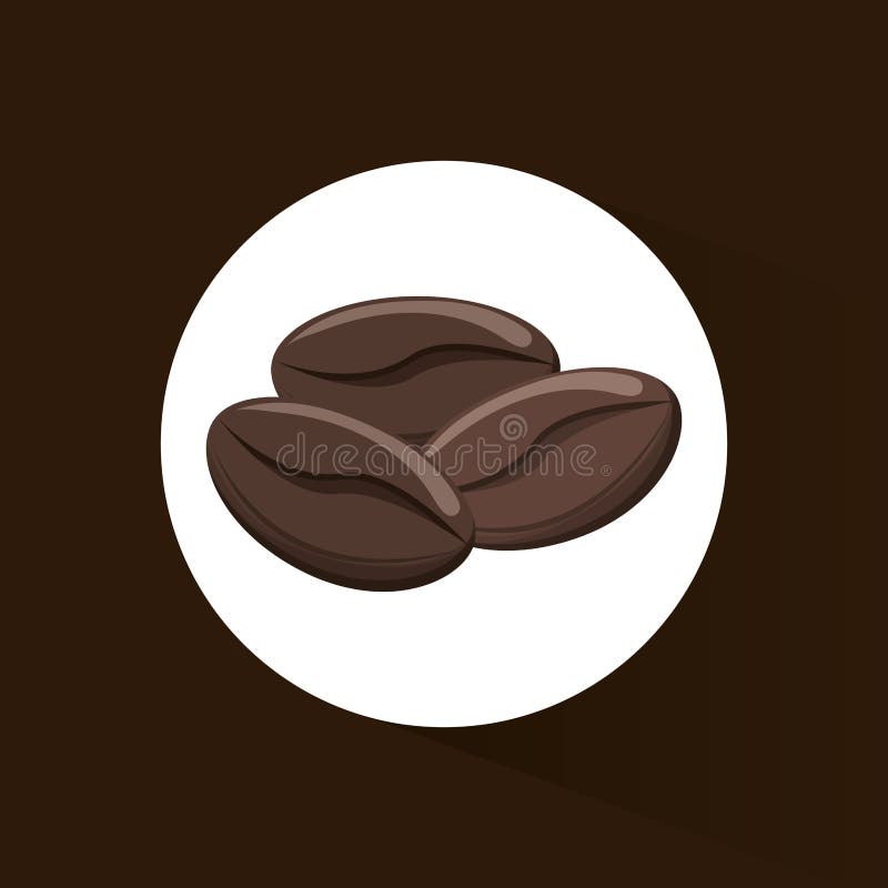 Aroma Fresco Del Café De La Haba Stock de ilustración - Ilustración de ...