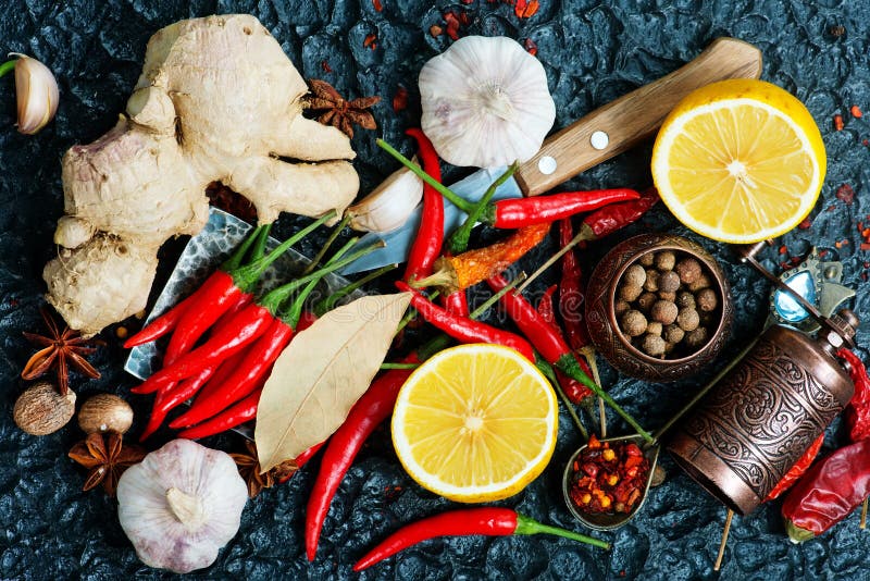 Aroma spice stock image. Image of salt, curry, copy, parmesan - 92480593