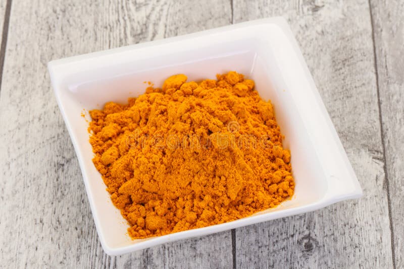 Aroma turmeric powder stock image. Image of flavor, objects - 142439771