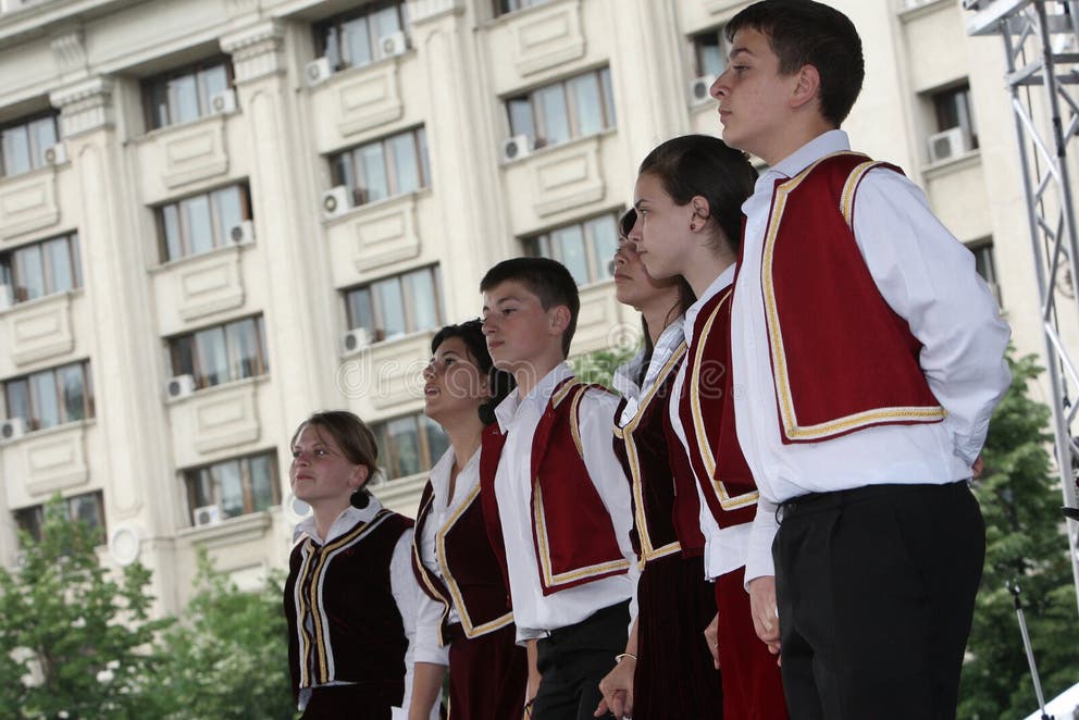 Aromanian community editorial photography. Image of blouses - 7868077