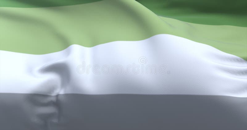 Aromantic Pride Flag Waving Stock Illustration - Illustration of ...