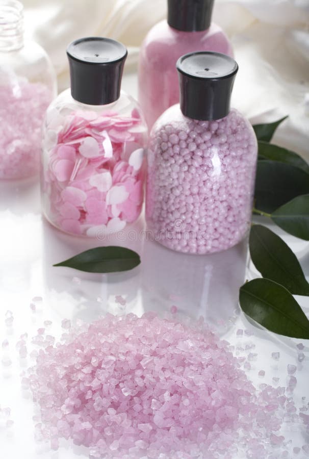 Aromatherapy salts stock image. Image of harmony, freshness - 10954407
