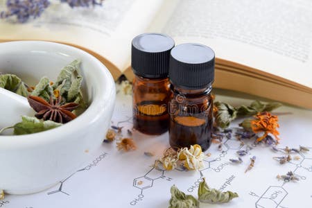 Aromatherapy and science stock image. Image of herbs - 89053713