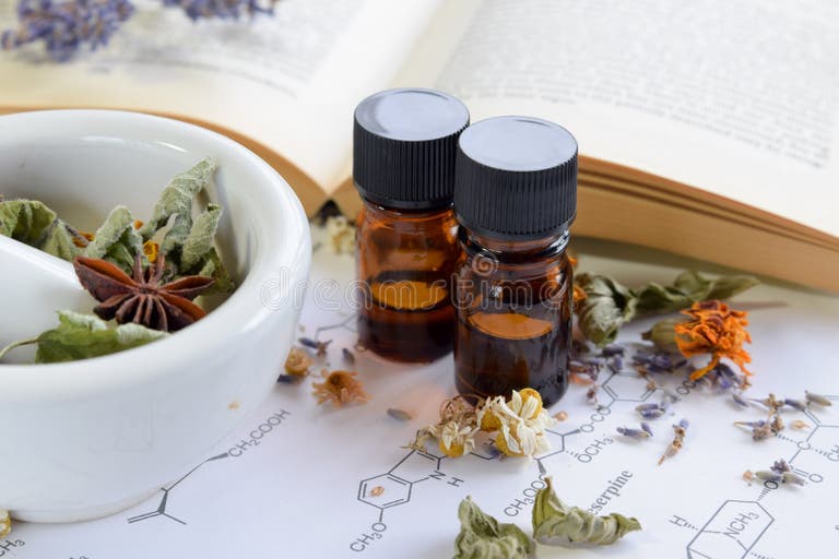 Aromatherapy and science stock image. Image of herbs - 89053713