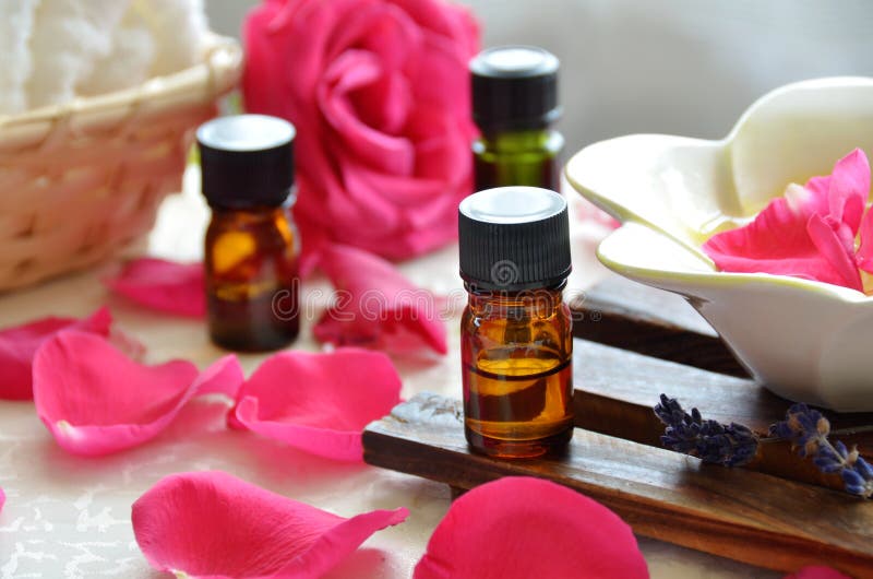 Aromatherapy Treatment with Rose Stock Photo - Image of lavender, fresh ...