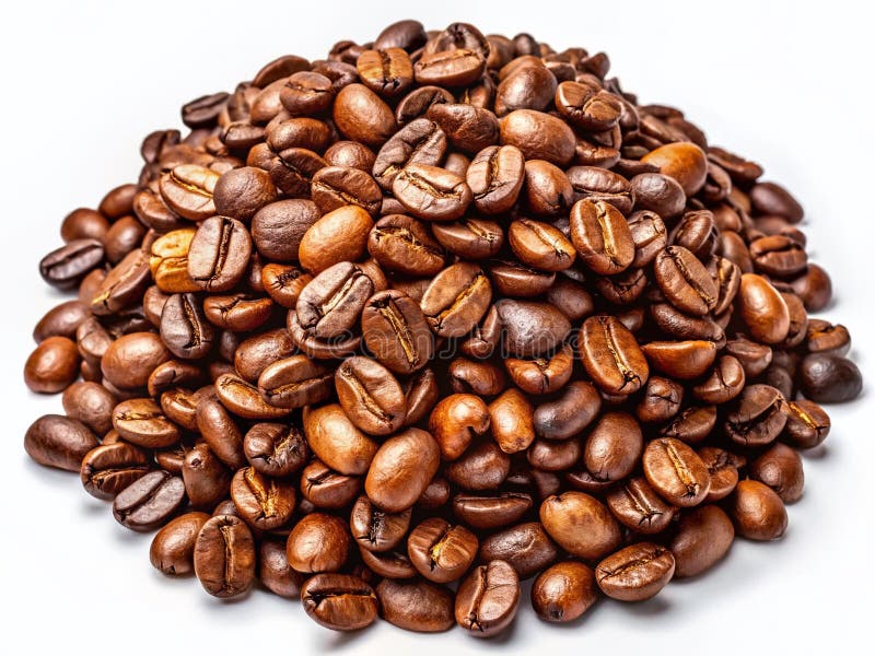 Aromatic Coffee Beans Cascade Exquisite Visual of Premium Coffee Beans ...