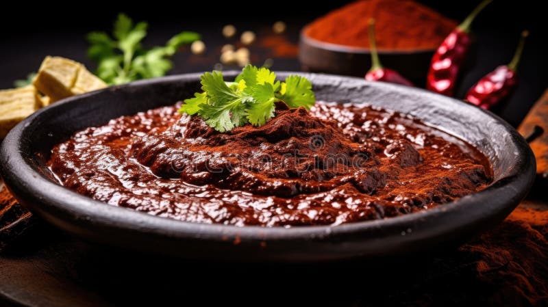 Aromatic and Fluffy Mexican Mole - a Traditional Sauce Based on ...