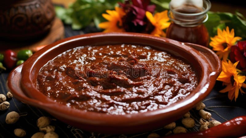 Aromatic and Fluffy Mexican Mole - a Traditional Sauce Based on ...