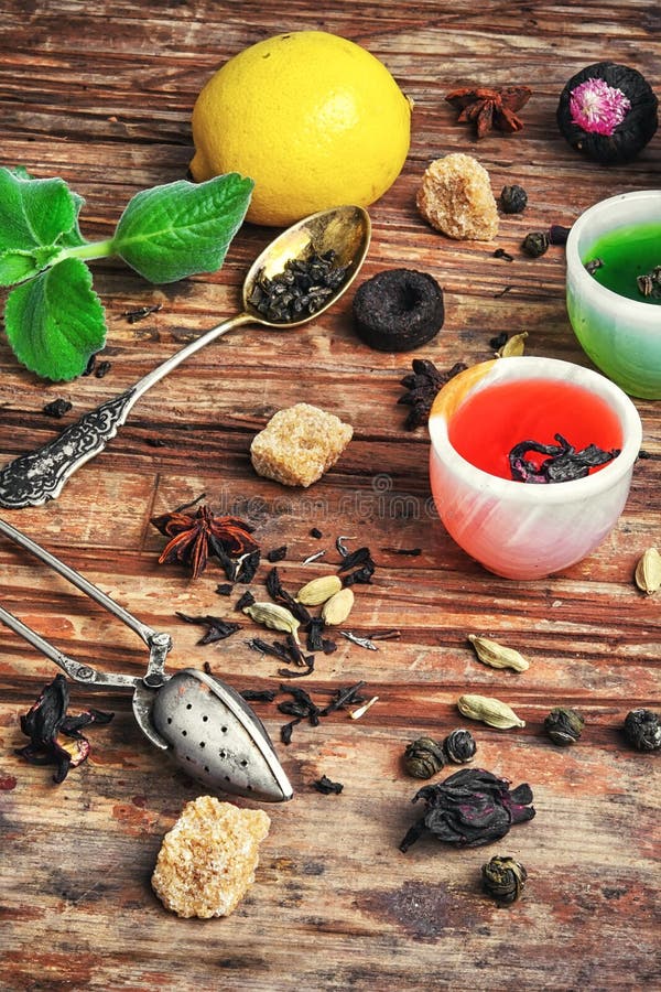 Aromatic herbal tea stock image. Image of leaf, healthy - 86541331