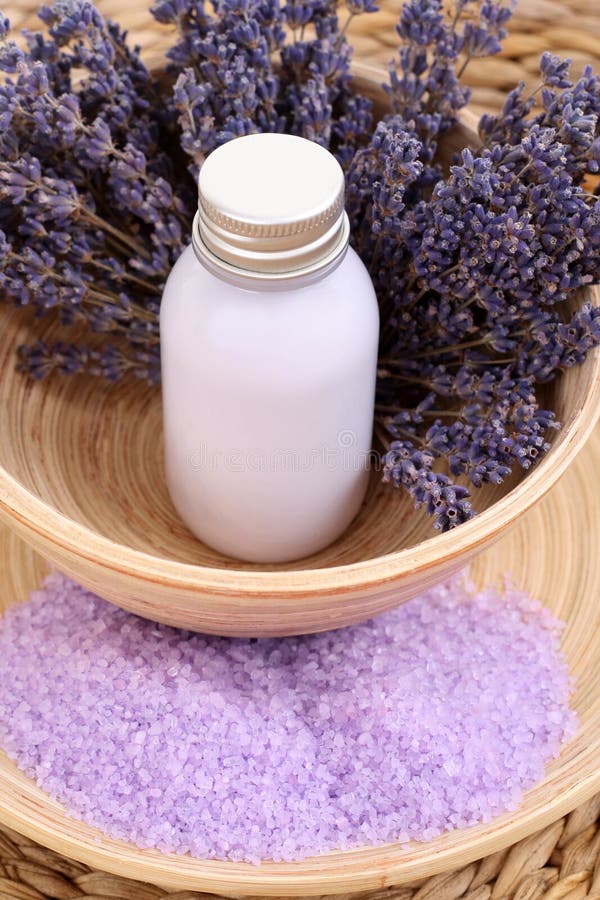 Aromatic lavender bath stock image. Image of organic, aromatherapy ...