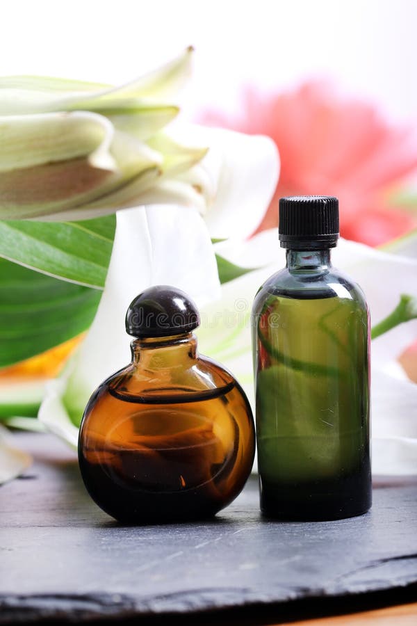 Aromatic oil bottles stock photo. Image of liquid, aromatic - 111128726