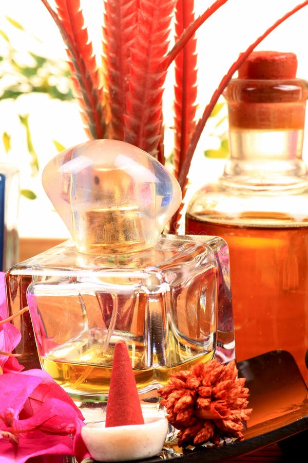Aromatic perfumes stock image. Image of perfume, bottle - 29599381