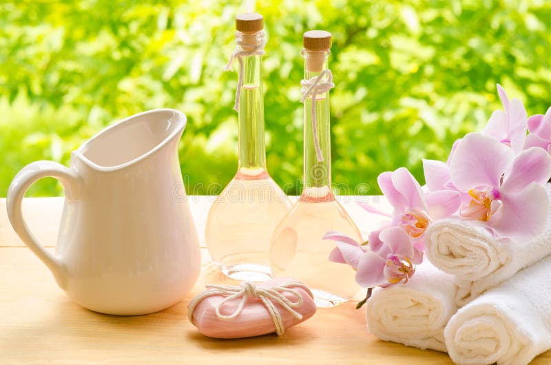 Aromatic soap for bath stock image. Image of terry, rose - 43765329