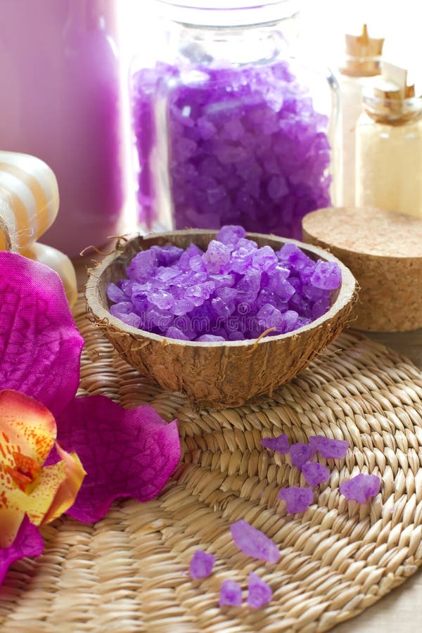 Aromatic spa set stock image. Image of luxury, beauty - 26451841