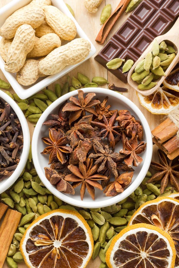 Aromatic spices stock image. Image of delicious, aniseed - 26915261