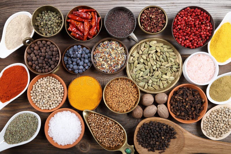 Aromatic spices. stock photo. Image of color, cuisine - 52416406