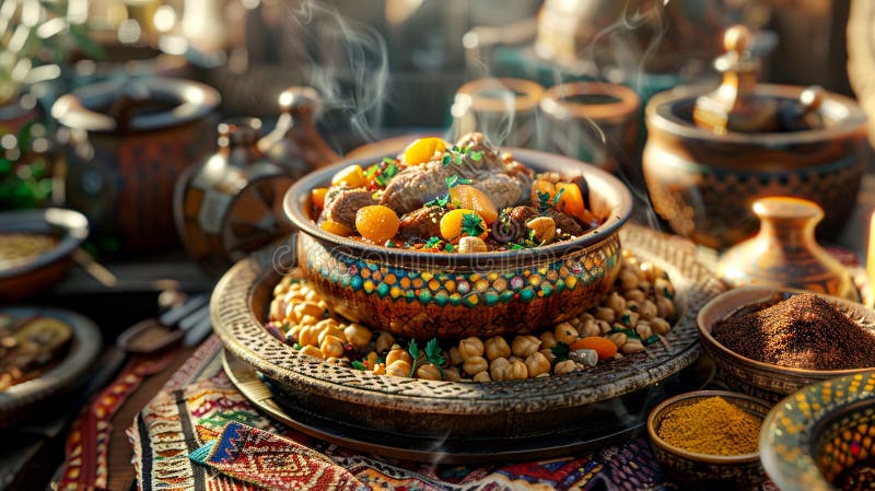 Aromatic Spices and Vibrant Ingredients in a Traditional Culinary ...