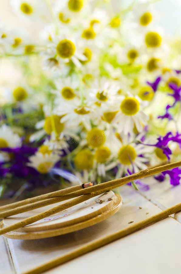 Aromatic sticks fuming stock image. Image of smoke, fragrance - 78377373