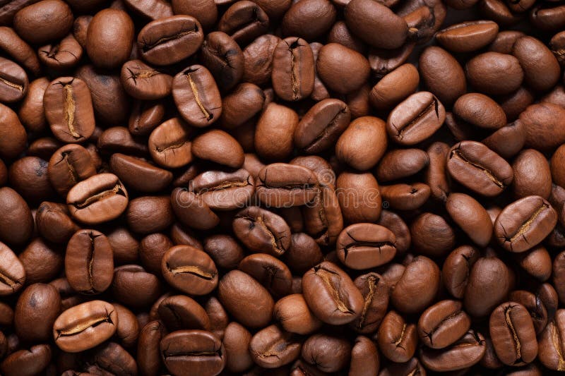 Aromatic Texture Coffee Beans Banner Grain. Generate Ai Stock Photo ...