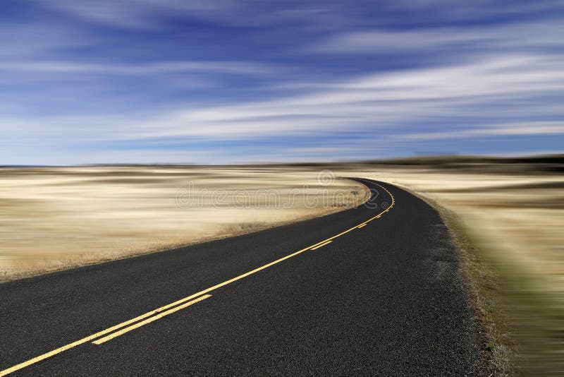 Around the Bend stock photo. Image of driving, road, line - 3962780