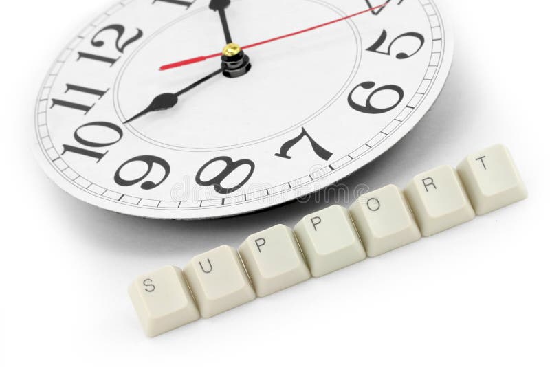 Around the clock support stock photo. Image of keyboard - 2084114