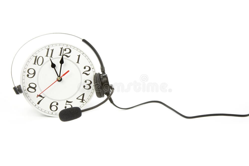 Around the clock support stock photo. Image of business - 4586874