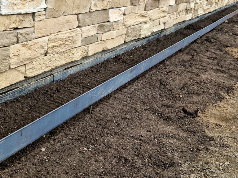 Around House it is always Necessary To Create a Gutter Path Made Stock ...