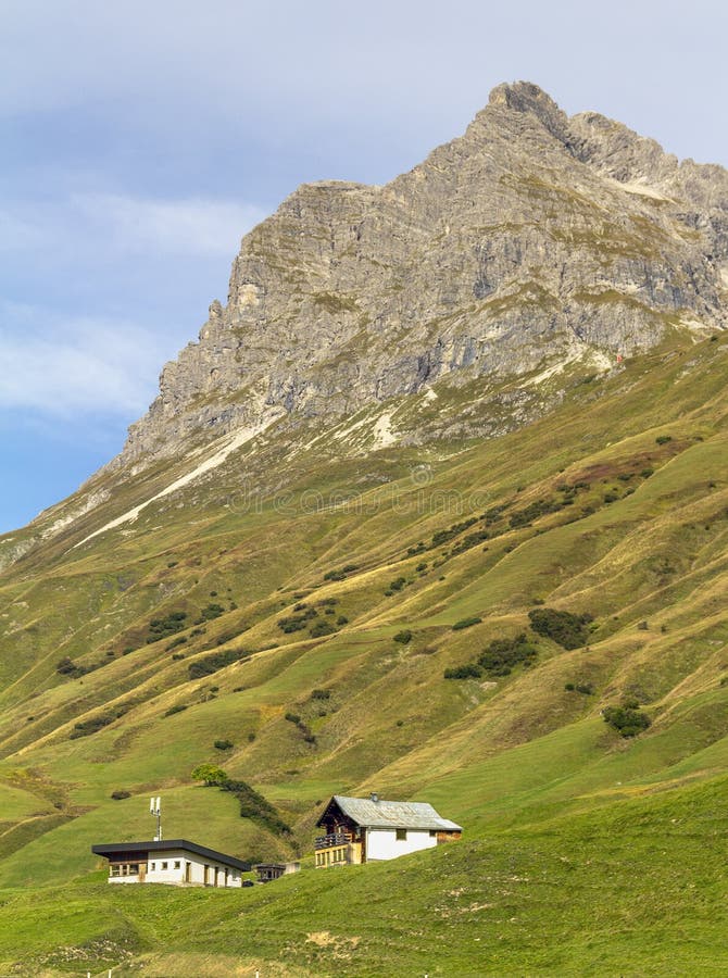 Around Warth in Austria stock image. Image of summer - 233044459
