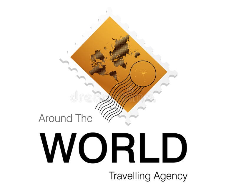 Around the world Logo stock vector. Illustration of tour - 5950913