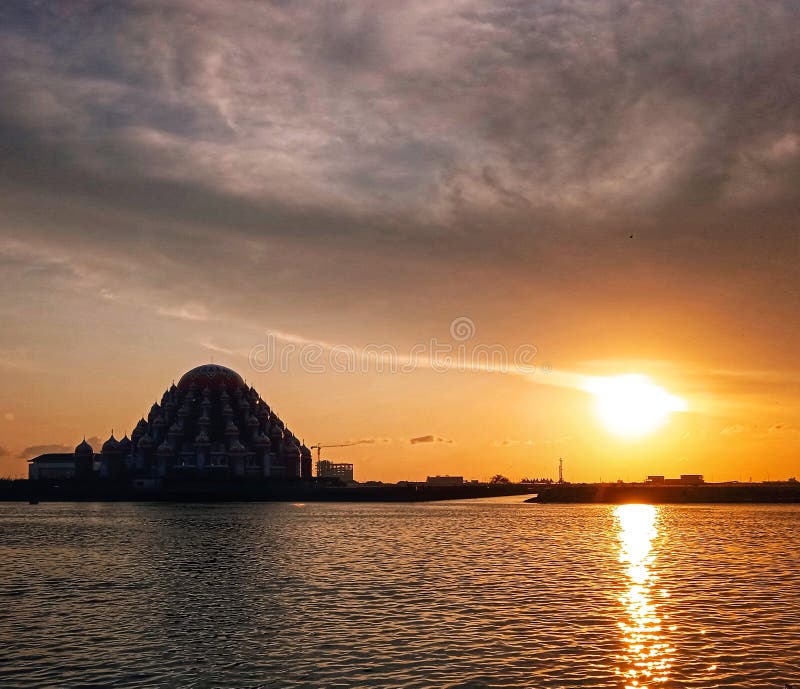 Around it You Can See a Beautiful Sunset View Towards the Evening ...