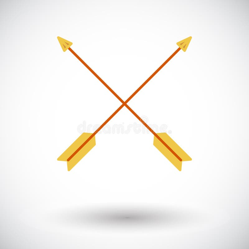 Arows icon. stock vector. Illustration of indian, hunter - 91616215