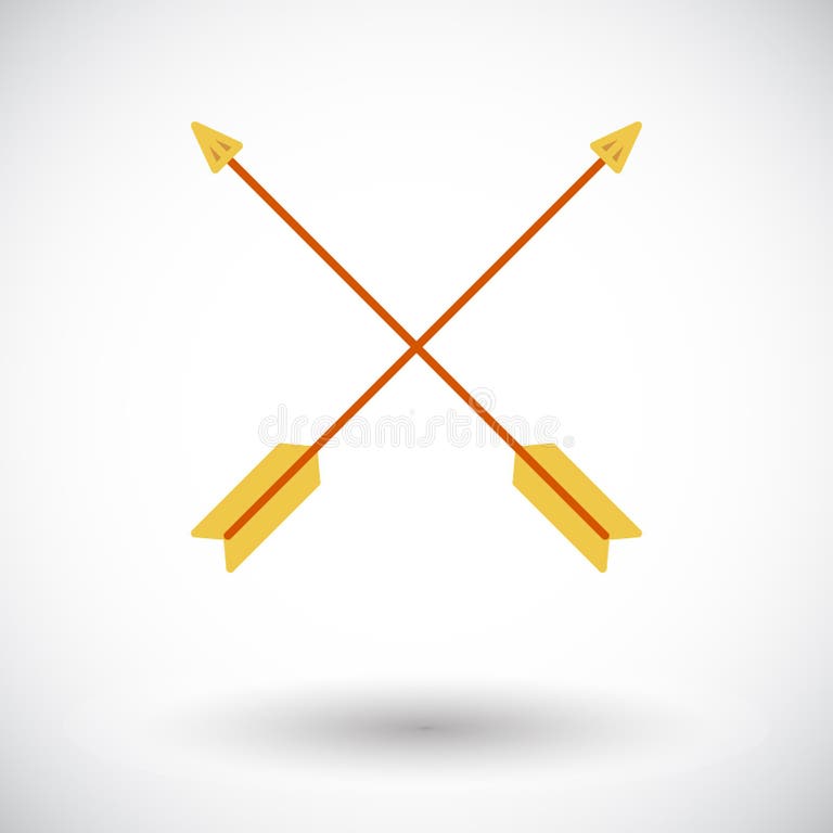 Arows icon. stock vector. Illustration of indian, hunter - 91616215