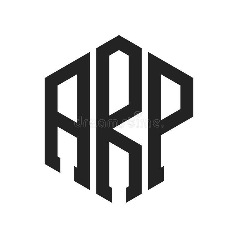 ARP Logo Design. Initial Letter ARP Monogram Logo Using Hexagon Shape ...