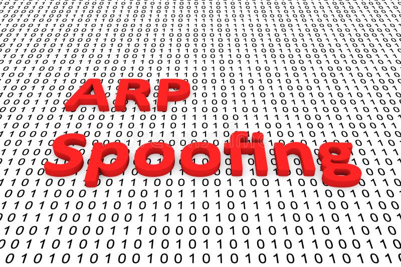 ARP Spoofing stock illustration. Illustration of attack - 90338684