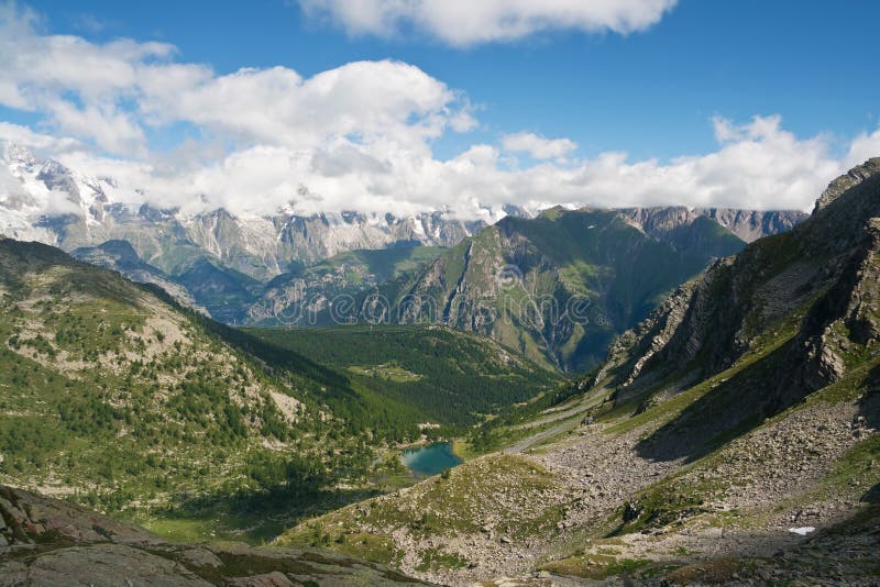 Arpy Valley stock image. Image of high, rock, glacier - 17254085