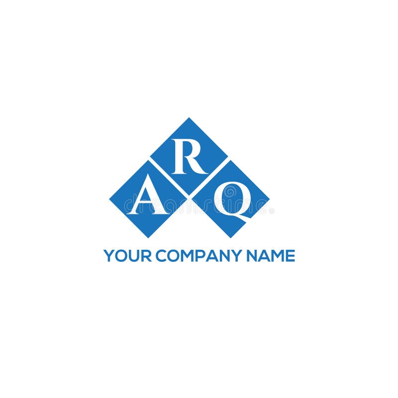 ARQ Letter Logo Design on White Background. ARQ Creative Initials ...