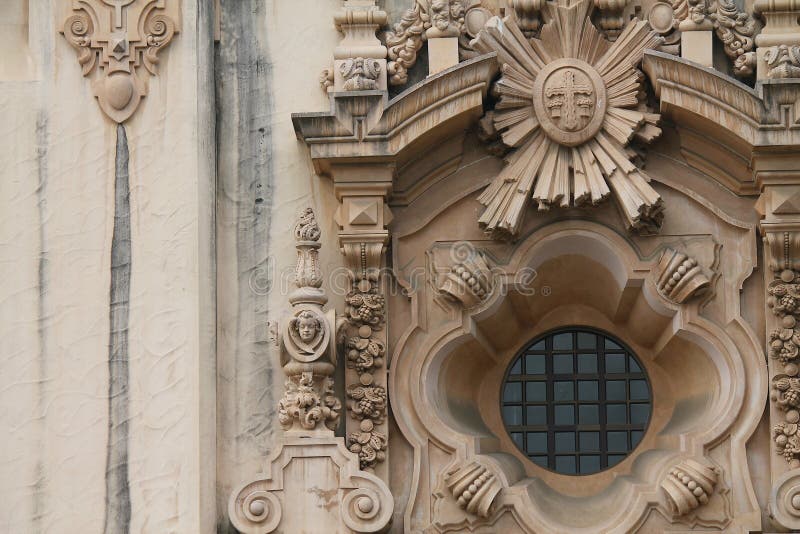 Arquitectura Barroca De La Fachada Imagen de archivo - Imagen de ...