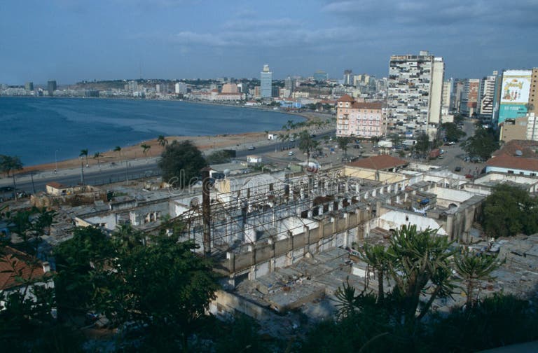 Arquitectura Da Cidade De Luanda, Angola Imagem Editorial - Imagem de ...