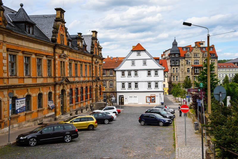 Arquitectura De Eisenach, Thuringia, Alemania Imagen editorial - Imagen ...