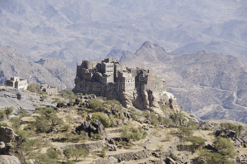 Panorama Del Al-Jazil De Haid En Wadi Doan - Hadramaut - Yemen Foto de ...