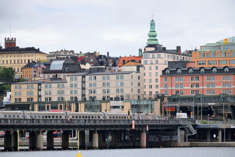 Arquitectura En El Centro De Estocolmo Fotografía editorial - Imagen de ...