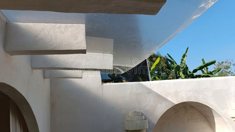 Arquitetura Moderna Minimalista Com Linhas E ângulos Limpos Foto de ...