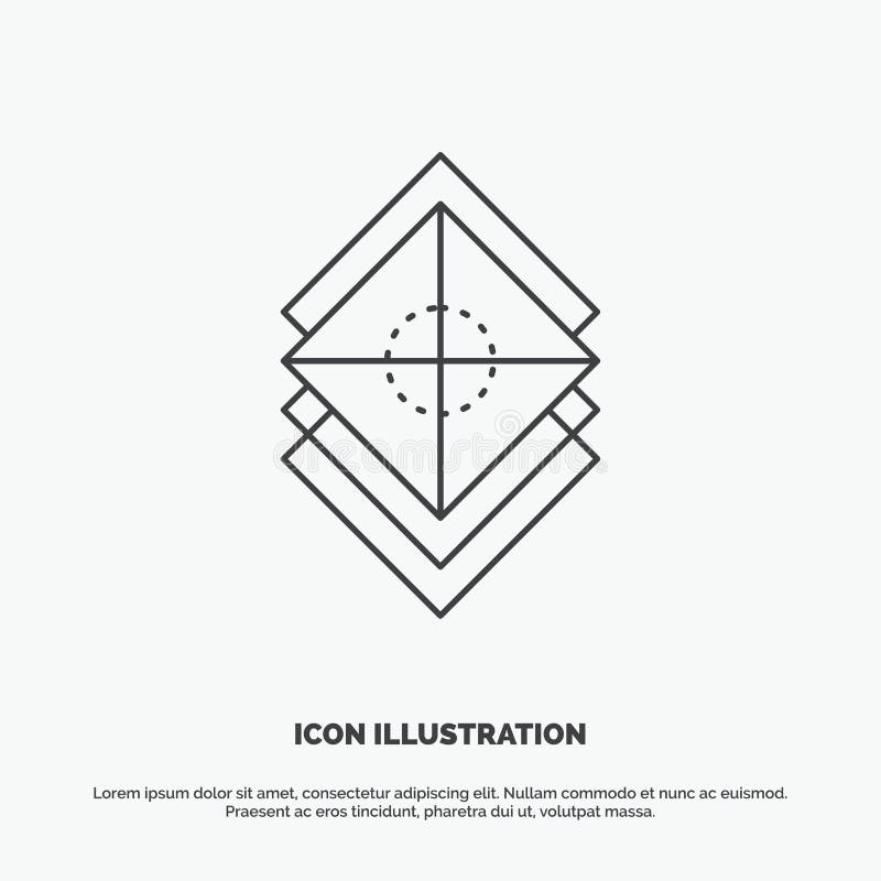 Arrange Design Layers Stack Layer Icon Line Vector Gray Symbol For Ui And Ux Website Or